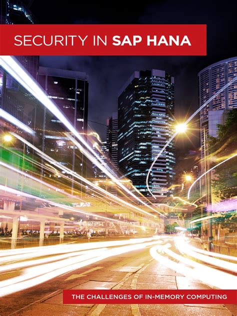 Security In Sap Hana Pdf Transport Layer Security Cloud Computing