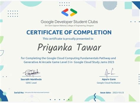 Priyanka Tawar On Linkedin I Am Very Thrilled To Announce That Recently I Got Certication And