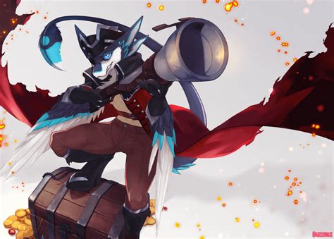 Pirate Avali With A Blunderbuss Credits To Marslow On Fura R Avali