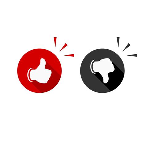 Like And Dislike Template Illustration 42328649 Vector Art At Vecteezy