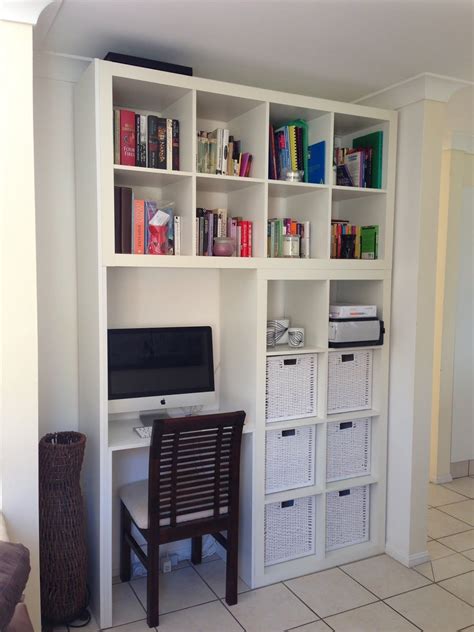 Custom Designed Wall Unitcomputer Deskbook Shelf Ikea Hackers
