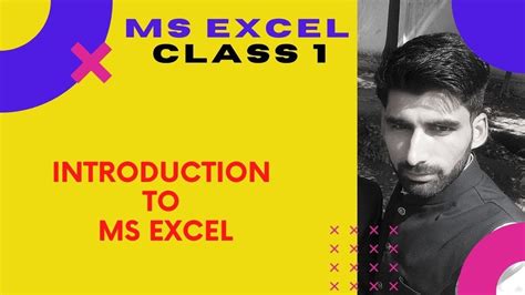 Ms Excel Class 1 Introduction Excel Tutorial For Beginners In Hindi