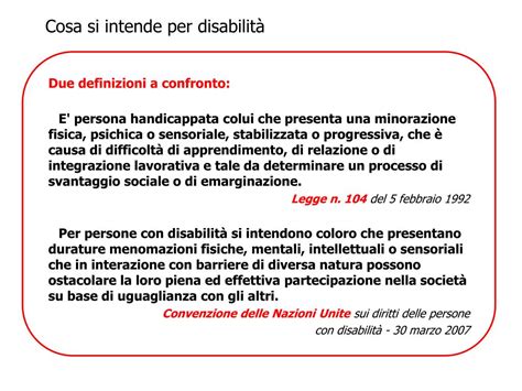 PPT La disabilit à e l integrazione di F Fogarolo PowerPoint