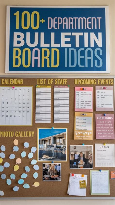 Department Bulletin Board Ideas For Creative Displays