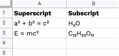 How To Format Superscript Or Subscript Text In Google Docs