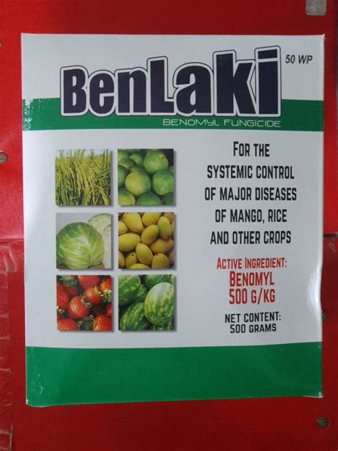 Benlaki 50wp Benomyl Systemic Fungicide500grmsby Vanhawk Lazada Ph
