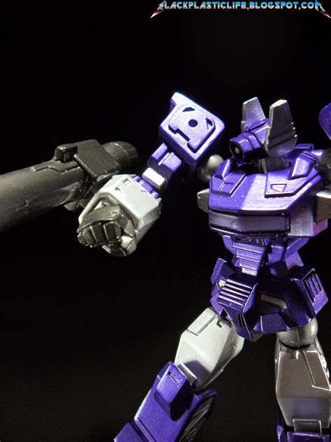 Black Plastic Life Custom Robots Revoltech Style Not Shockwave