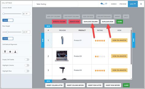 How To Duplicate A Rowcolumn Wp Table Builder