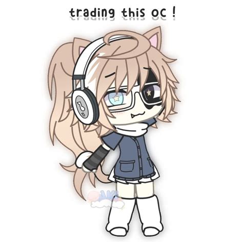 Anime Character With Headphones Oc Trading