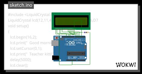 Lcd16x2 Copy Wokwi Esp32 Stm32 Arduino Simulator