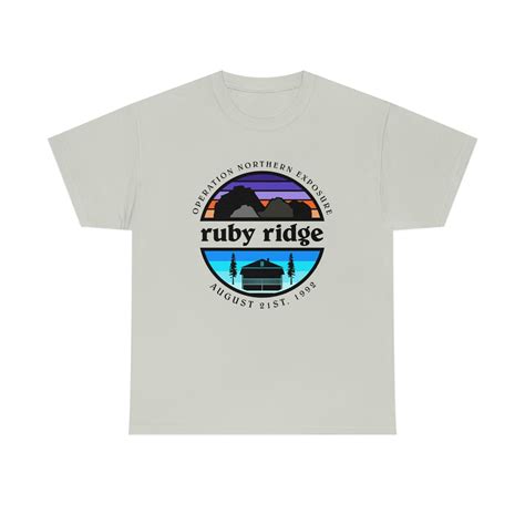 Ruby Ridge Operation Northern Exposure Unisex Heavy Cotton Tee Etsy