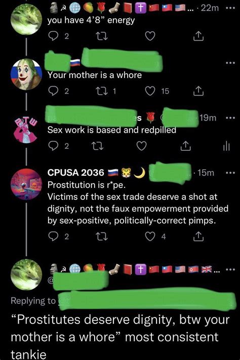 Prostitutes Are Forced Into Sex Work Which Is Why Its Fine To Use As
