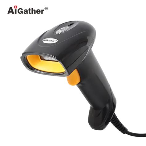 Usb Laser Barcode Scanner Wired Handheld Bar Code Scanner Reader Black Barcode Reader And