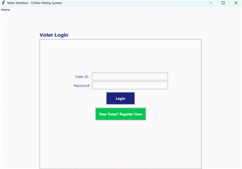 Online Voting System Using Python