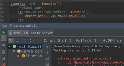 Karma Spectacular Test Runner For Javascript