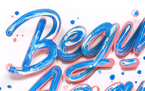 Lettering Experiments On Behance