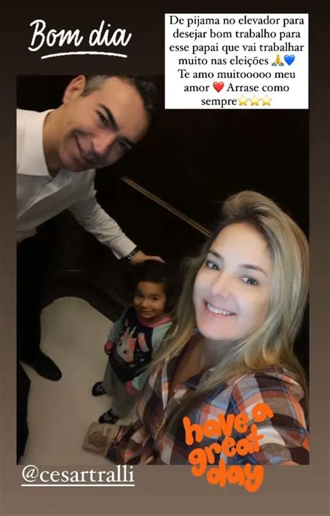 Tici Posa De Pijama Com C Sar Tralli E Diz Se Est Gr Vida