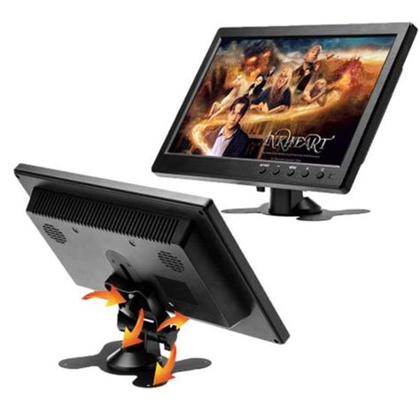 Monitor Automotivo Color Lcd Hdmivgaavusbsd 10 Polegadas Yieqin Monitor Automotivo