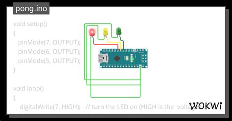 Pong Ino Copy Wokwi ESP STM Arduino Simulator