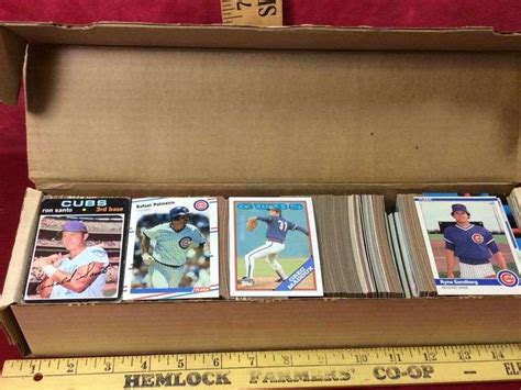 Cubs Baseball Cards Sherwood Auctions