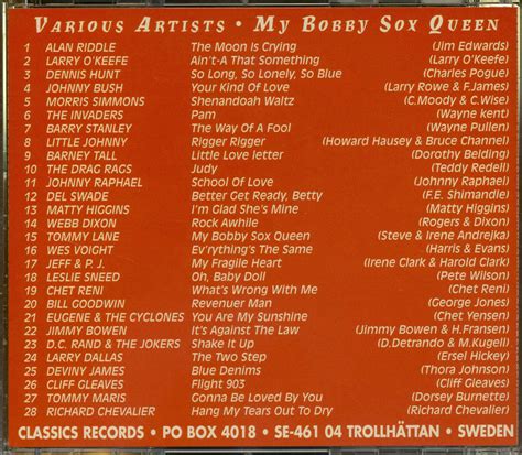 Various Cd My Bobby Sox Queen And Other Teen Rockers Cd Bear
