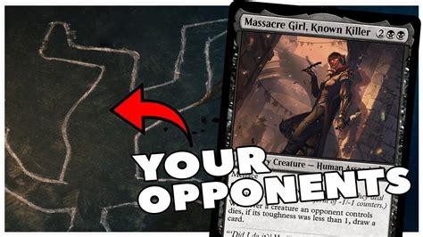 Massacre Girl Known Killer Is My New Favorite Mono Black Edh Deck Mtg