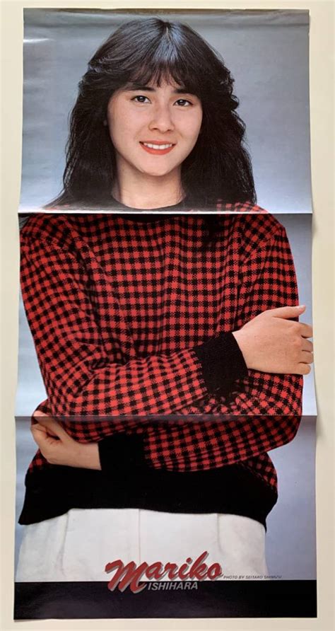 Yahooオークション 石原真理子 両面ピンナップポスター