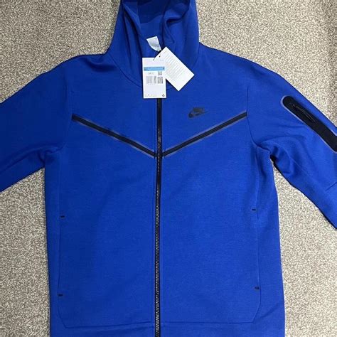 Full Royal Blue Tech Fleece Size M Depop