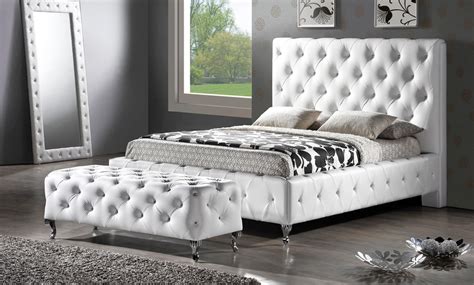 Tufted Upholstered Platform Bed Groupon Goods