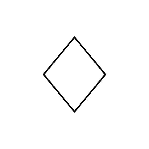 Geometric Shapes Rhombus Vector Icon Illustration 23038512 Vector Art