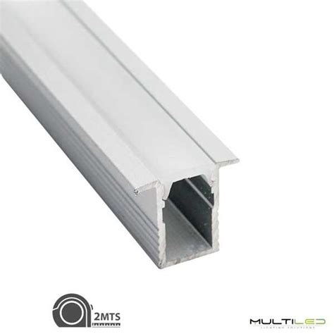 Perfil De Aluminio Para Tira Led Empotrable Especial Altura Tall 13