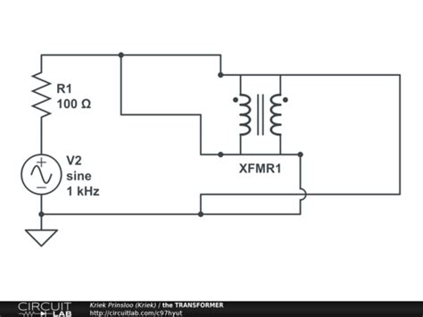 The TRANSFORMER CircuitLab