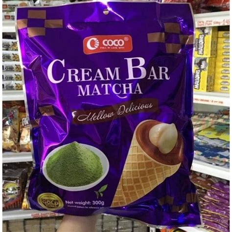 Coco Cream Bar Matcha Chocolate Blas Ting Ice Cream Cone Strawberry
