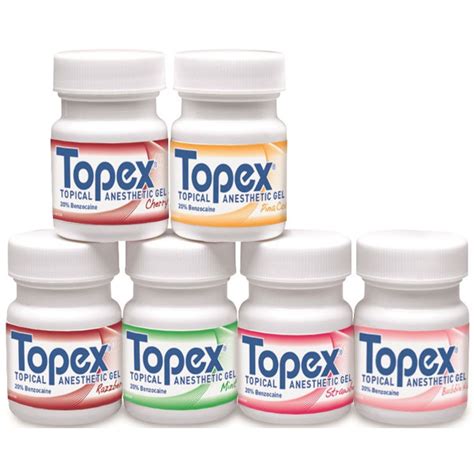 Topex Cherry Topical Anesthetic Gel Benzocaine 20 1 Oz Jar Net32