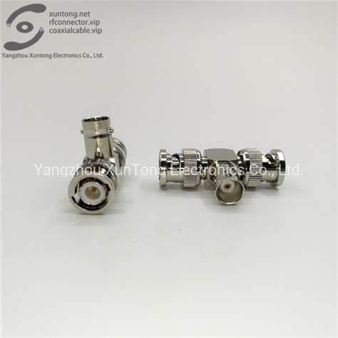 BNC Female To BNC Male Video Signal One Point Two Connector Monitoring Three Way RF Adapter