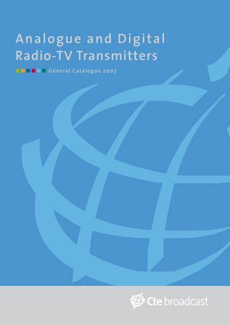 Analogue And Digital Radio Tv Transmitters Alan