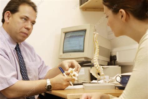 Osteopathy Consultation Stock Image M7550221 Science Photo Library