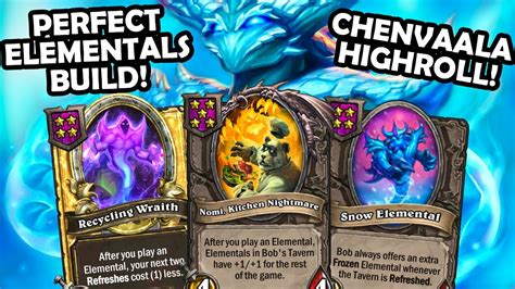 Elementals Apm With Chenvaala Hearthstone Battlegrounds Youtube