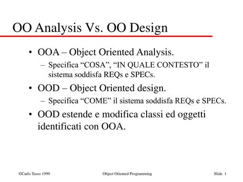 Ppt Oo Analysis Vs Oo Design Powerpoint Presentation Free Download