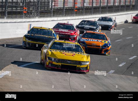 Joey Logano Races For Position For The Cook Out 400 In Martinsville Va