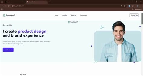 react tailwindcss figma webdevelopment portfolio uiux… humna ghouri