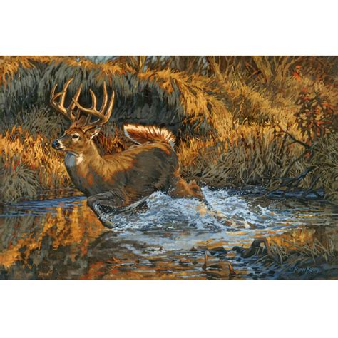 The Slip Original Oil Painting Ryan Kirby Wildlife And Hunting Art