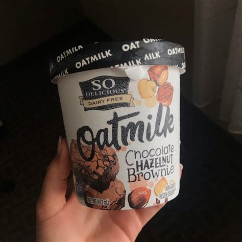 So Delicious Dairy Free Chocolate Hazelnut Brownie Oatmilk Frozen