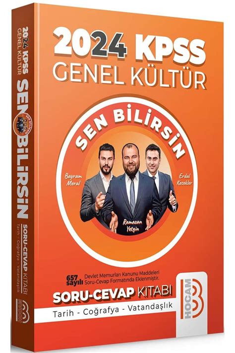 Benim Hocam Yayınları Benim Hocam Kpss 2024 Genel Kültür Sen Bilirsin
