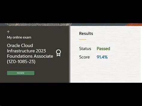 1Z0 1085 23 Oracle Cloud Infrastructure 2023 Foundations Associate Full Final Exam Simulation