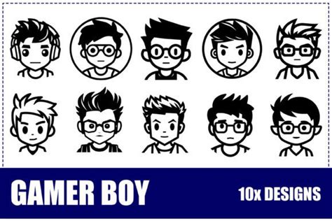 Gamer Boy Bundle Graphic By Eshas Designs · Creative Fabrica