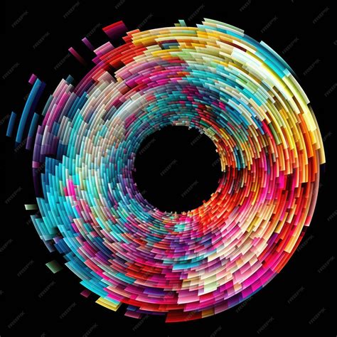 Premium Ai Image Cool And Colorful Data Visualization A Stunning