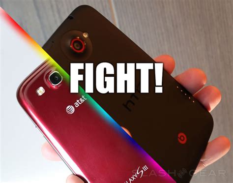 Htc One X Vs Samsung Galaxy S Iii Battle Royale Slashgear