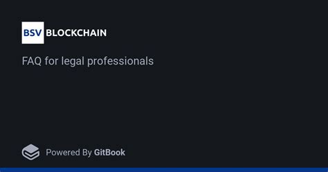 faq for legal professionals bsv blockchain