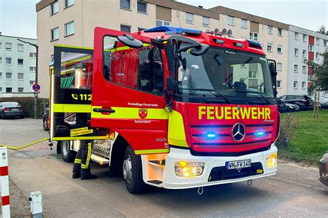 Einsatzbericht Containerbrand Wieslaufweg Freiwillige